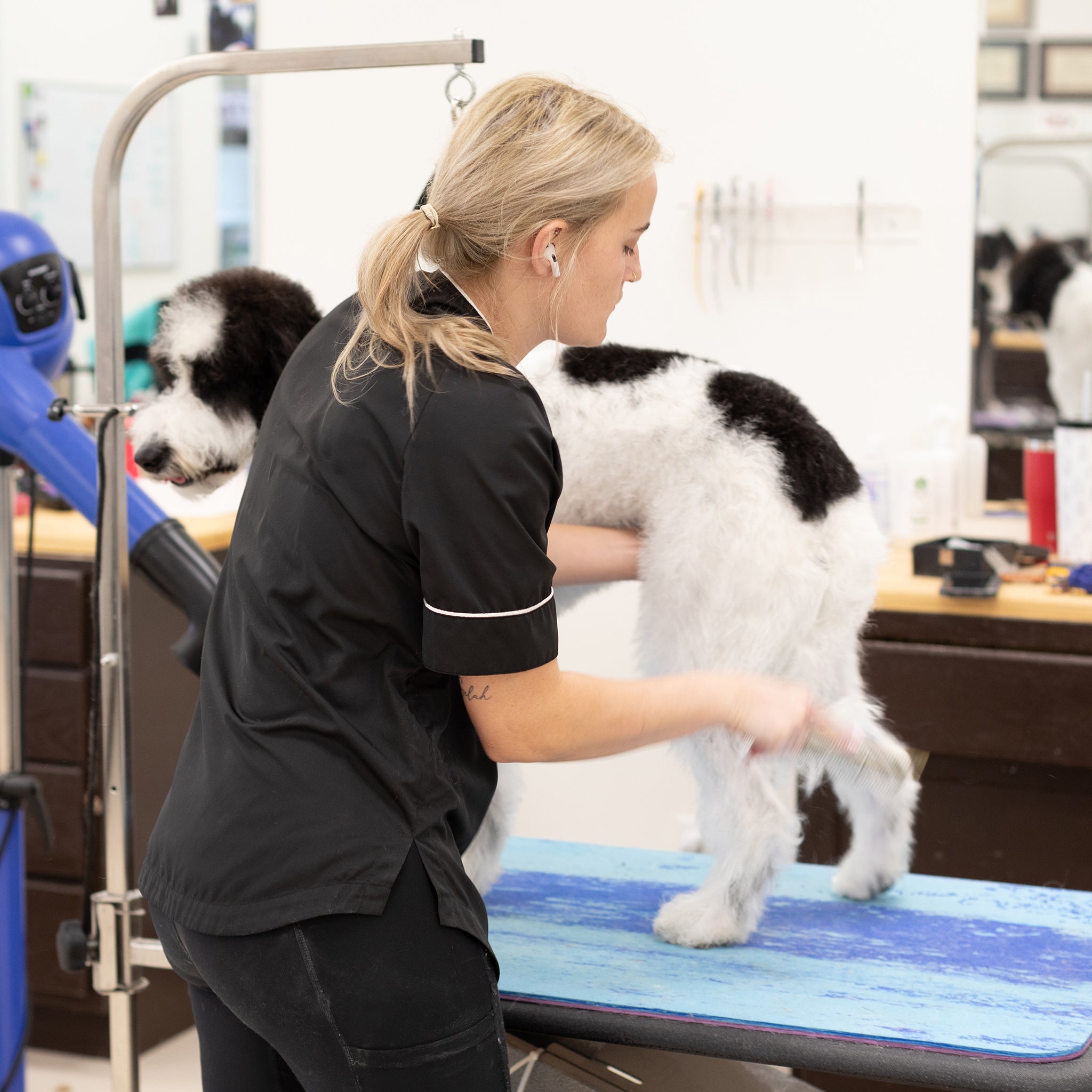 Quality, Stylish Pet Grooming Smocks – Retro Stylist Wear