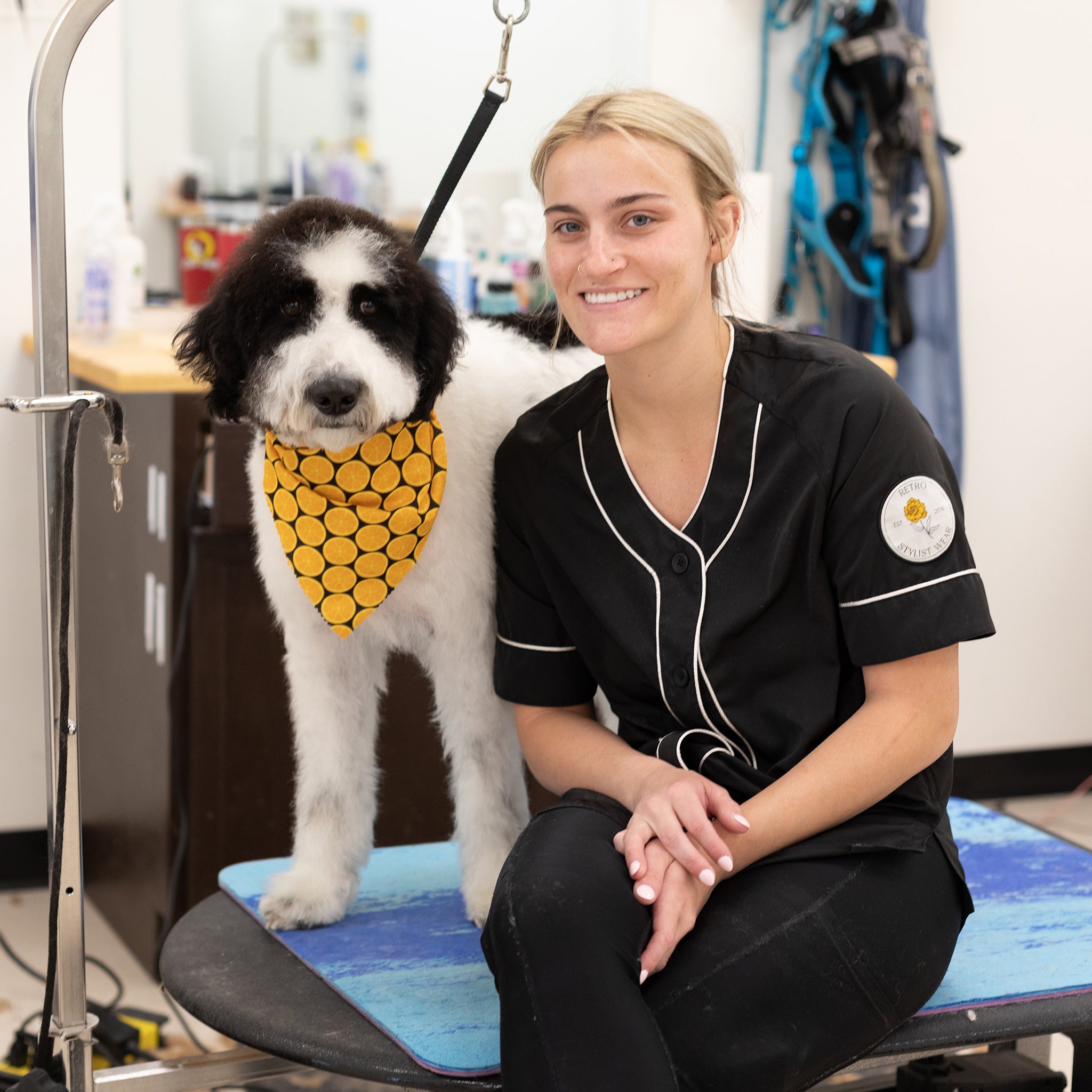 Quality, Stylish Pet Grooming Smocks – Retro Stylist Wear