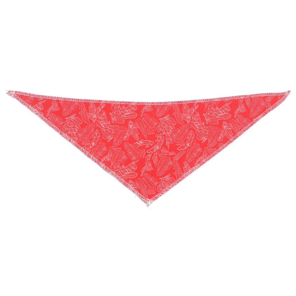 Red Palm Leaves Bandanas - 12 pack – Retro Stylist Wear