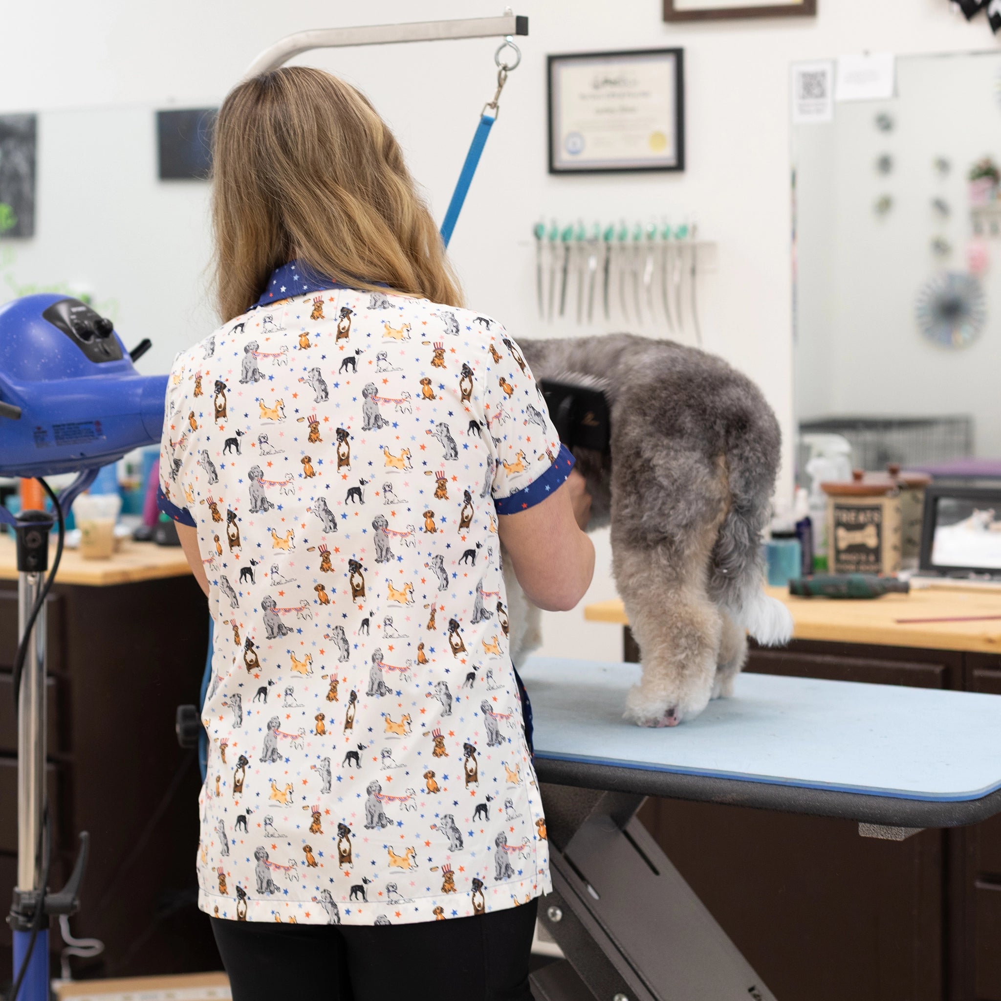 Pet Grooming Apparel - Smocks, Aprons, Pants & Accessories – Retro ...