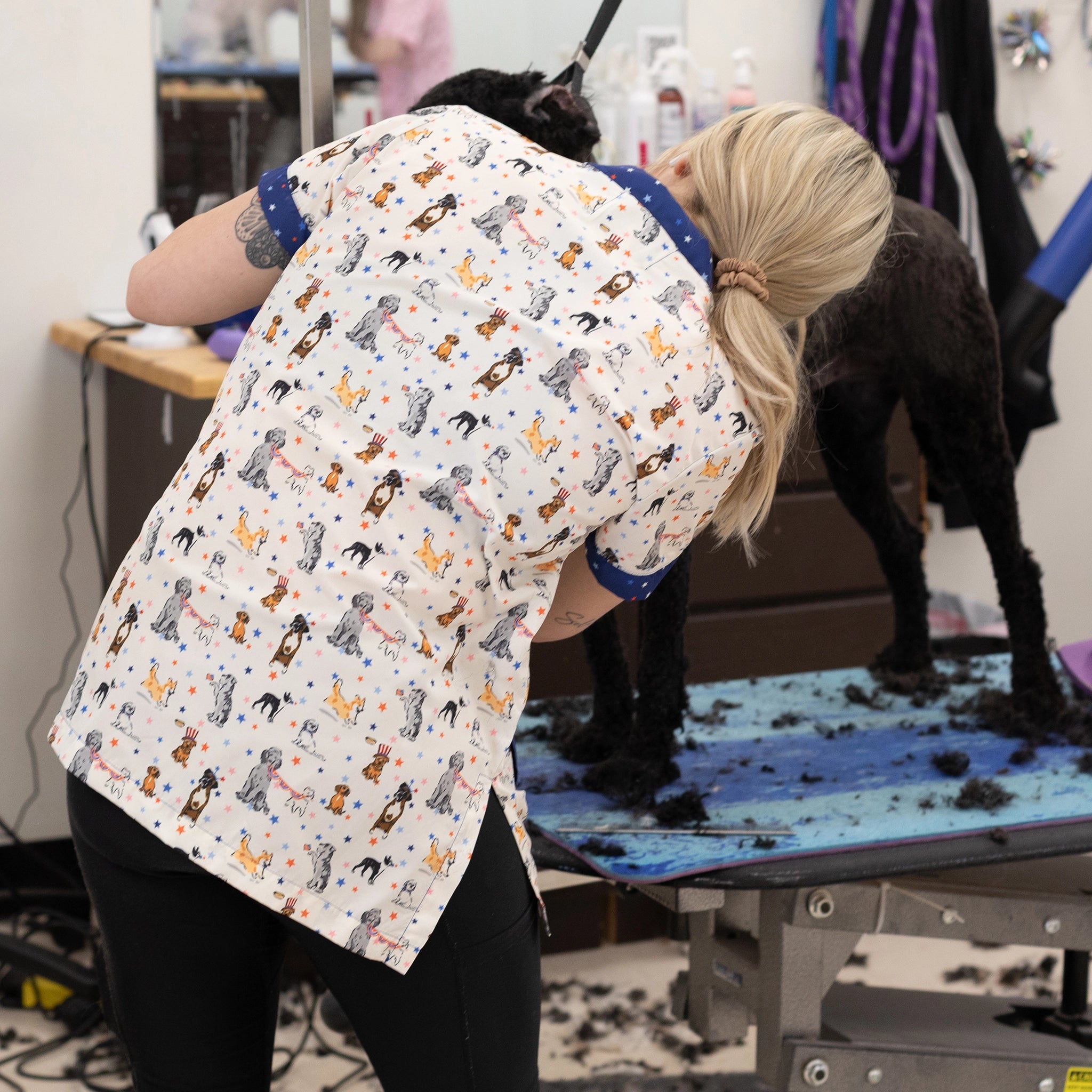 Pet Grooming Apparel - Smocks, Aprons, Pants & Accessories – Retro ...