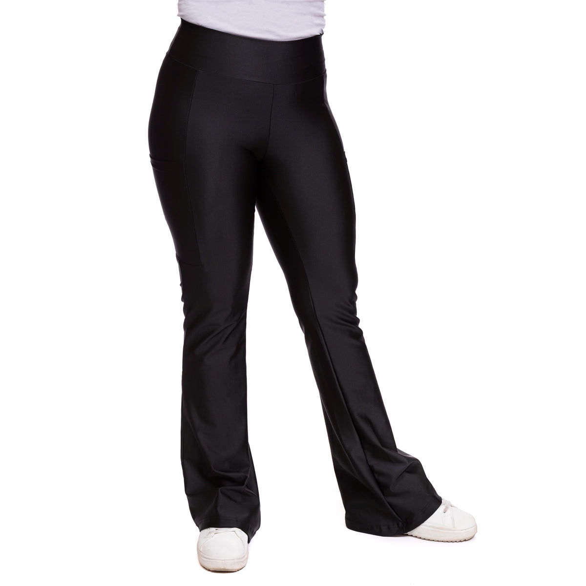 Hair-Resistant Bootcut Leggings – Retro Stylist Wear