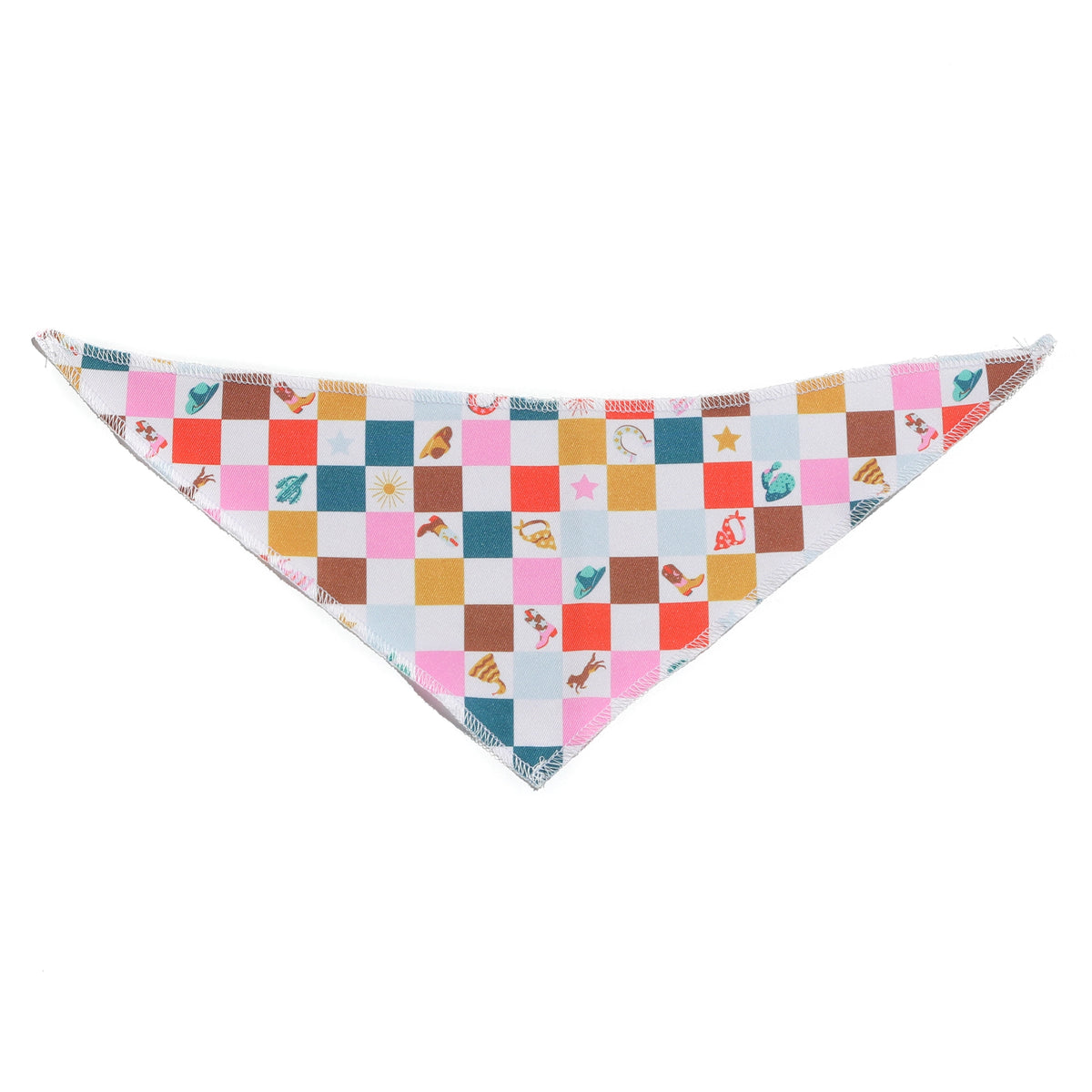 Western Checkers, Brights Bandanas - 12 pack – Retro Stylist Wear